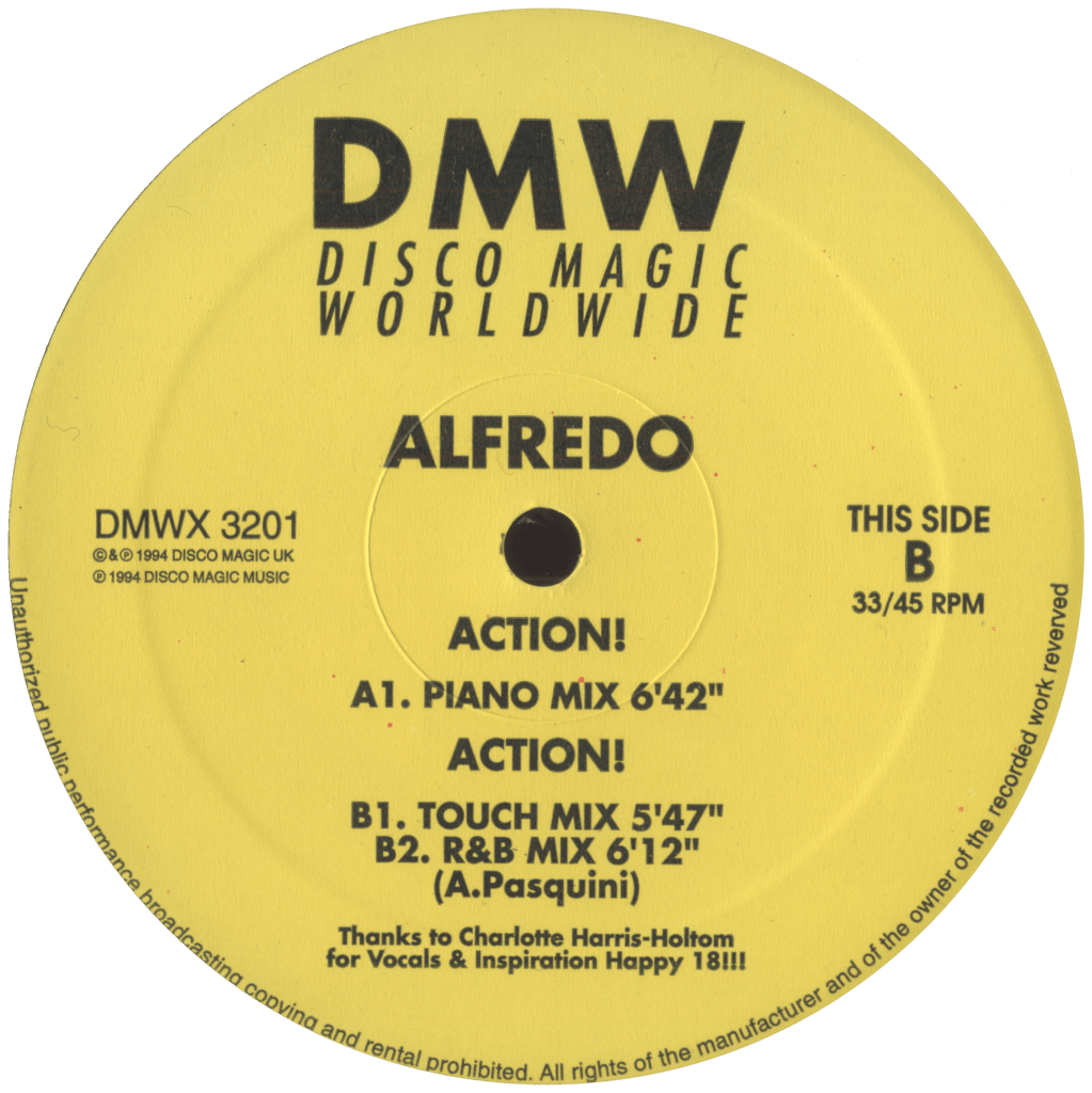DISCO MAGIC UK Alfredo ‘Action!’Original Mixes & 30th Anniversary 2024 ...